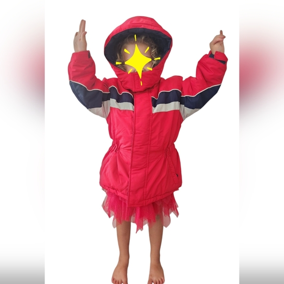 Talbots | Jackets & Coats | Talbots Kids Ski Puffer Jacket Coat Red ...